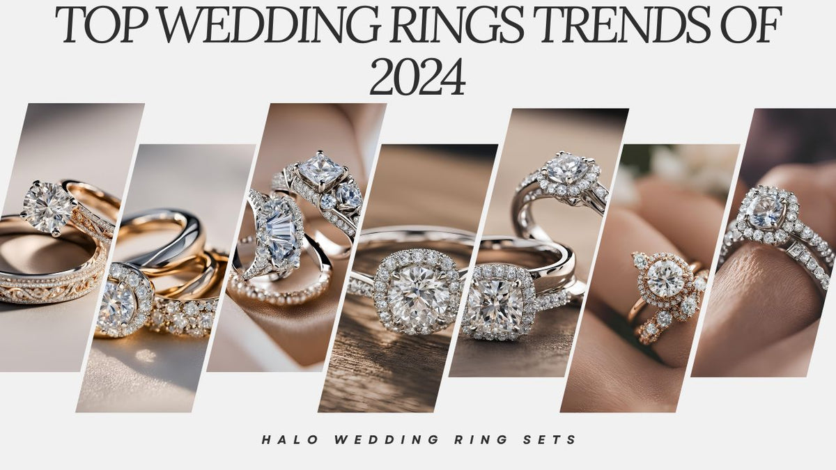 Halo Wedding Ring Sets | Top Wedding Rings Trends of 2024 – Nivetta