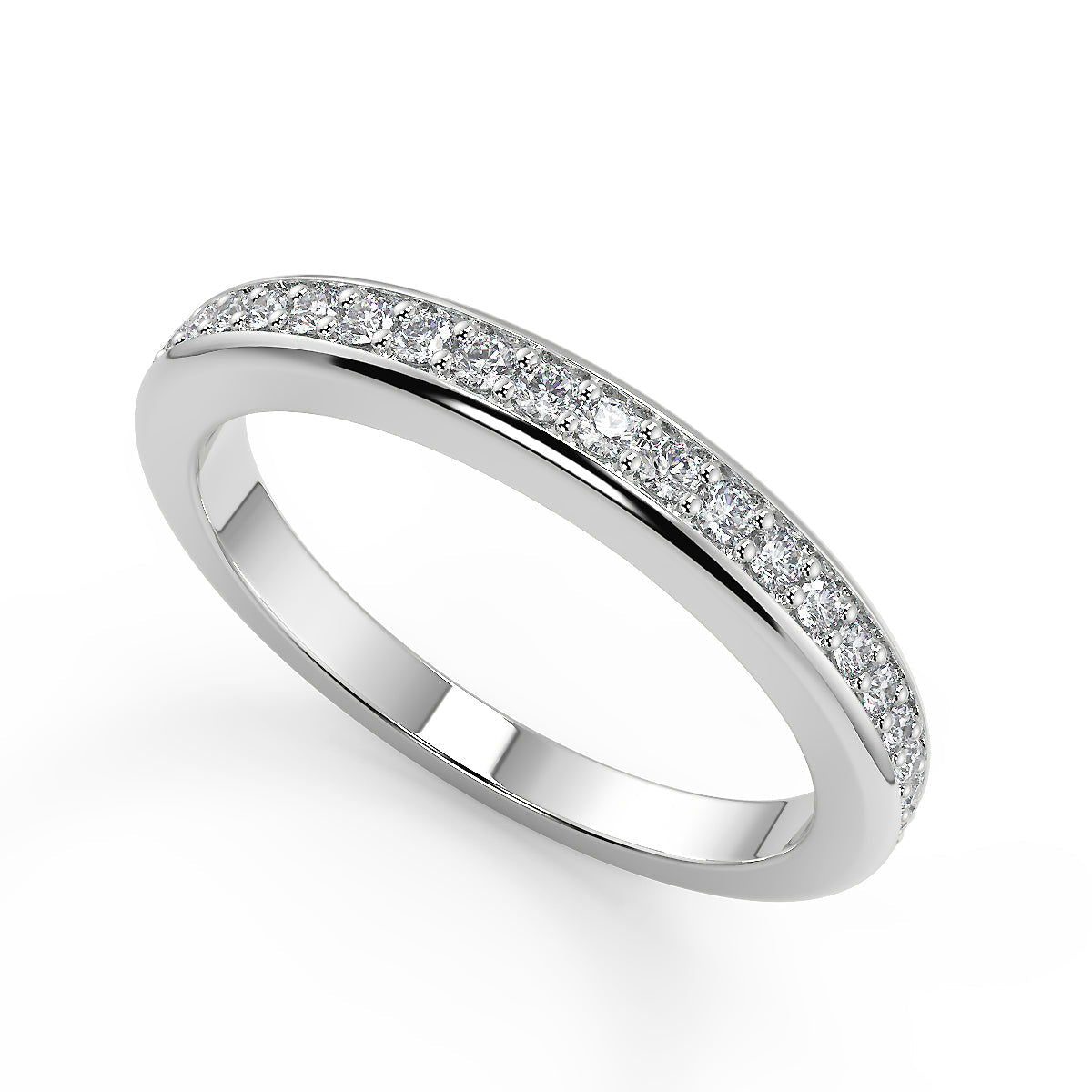 Teresa 4 Prong Cathedral Solitaire Cushion Cut Engagement Ring – Nivetta